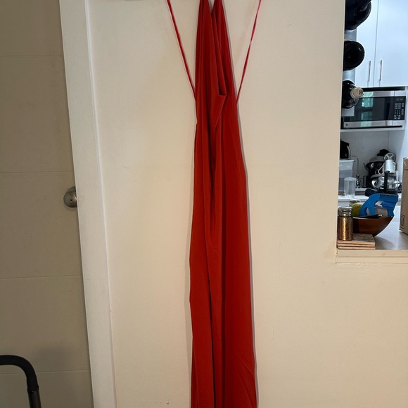 Zara | Dresses | Zara Red Backless Dress | Poshmark